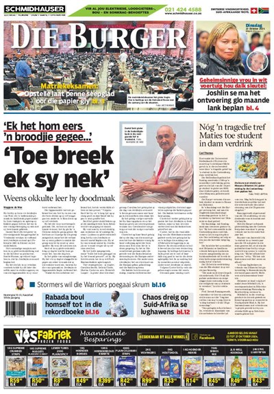 Tuisblad | Die Burger