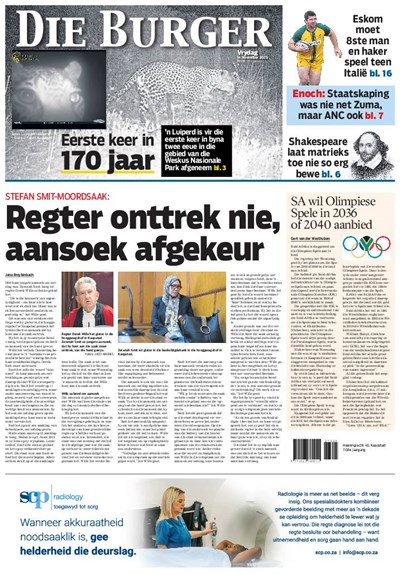 Moyhdian Pangarker, wat van die verkragting en moord op Tazne van Wyk ...