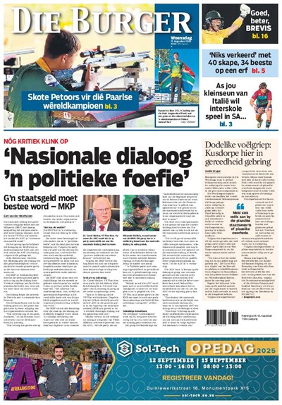 Tuisblad | Die Burger